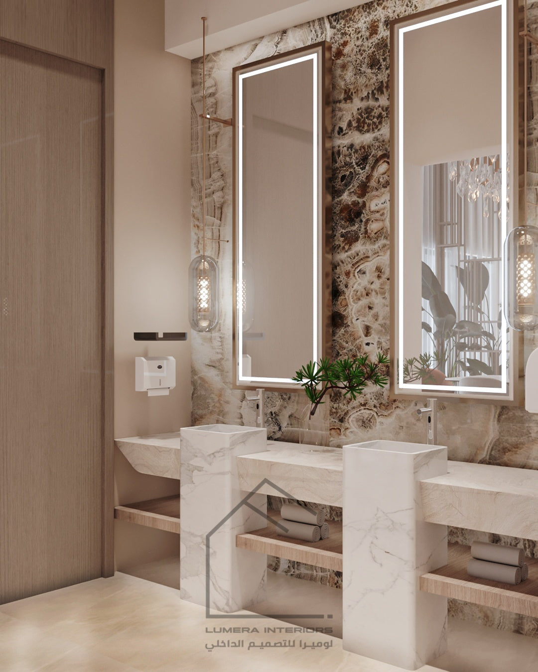 Luxury wash basin interior design – LUMERA